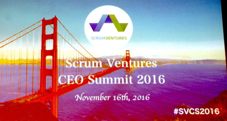 渋谷で、ベンチャーキャピタル『Scrum Ventures』の『CEO Summit 2016』取材中 #SVCS2016 - Scrum ...